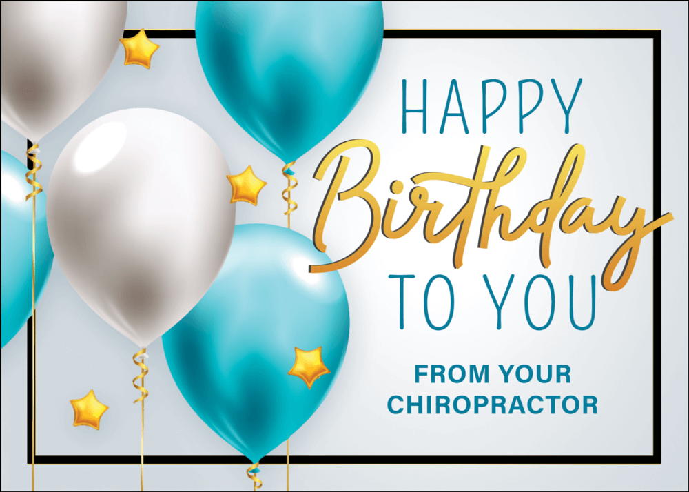 Chiropractic Birthday Cards (CHIBIRTH50G) | Purchase Birthday Cards for ...