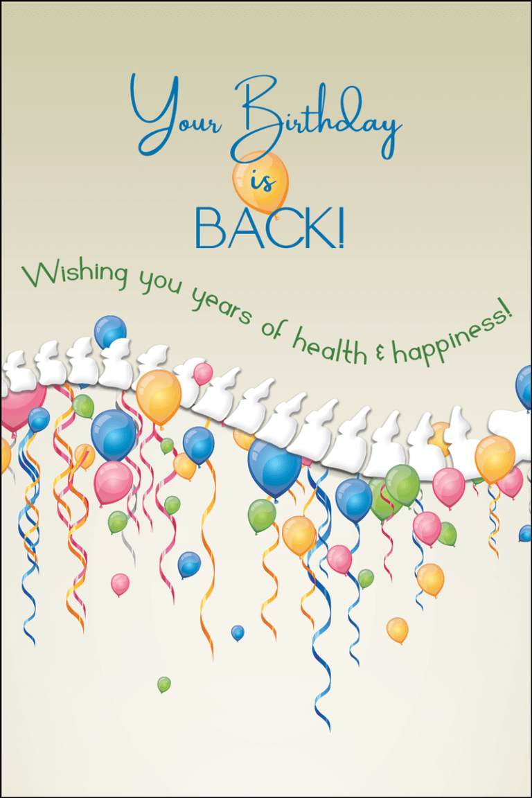 Chiropractic Birthday Postcards (CHIBIRTH53) | Purchase Birthday ...
